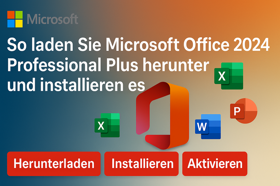 Schritt-für-Schritt Anleitung: Office 2024 Pro Plus installieren